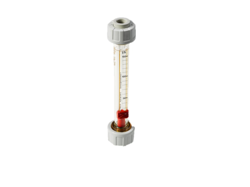 Flow meter (Series 4H), with female G-thread on both sides | Teslateq